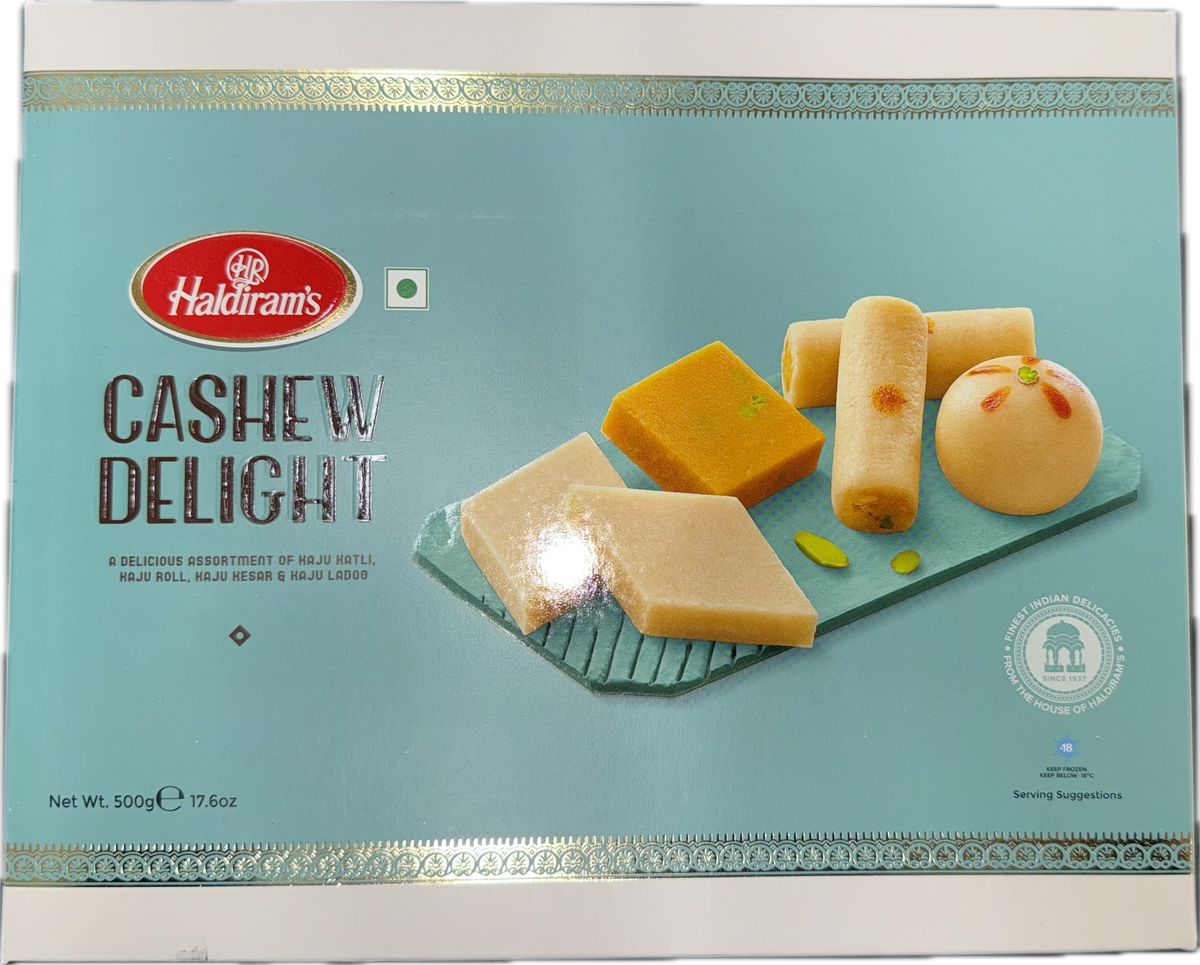 Haldiram Cashew Delight / Assorted Kaju Sweets 500g – Maurya Grocery