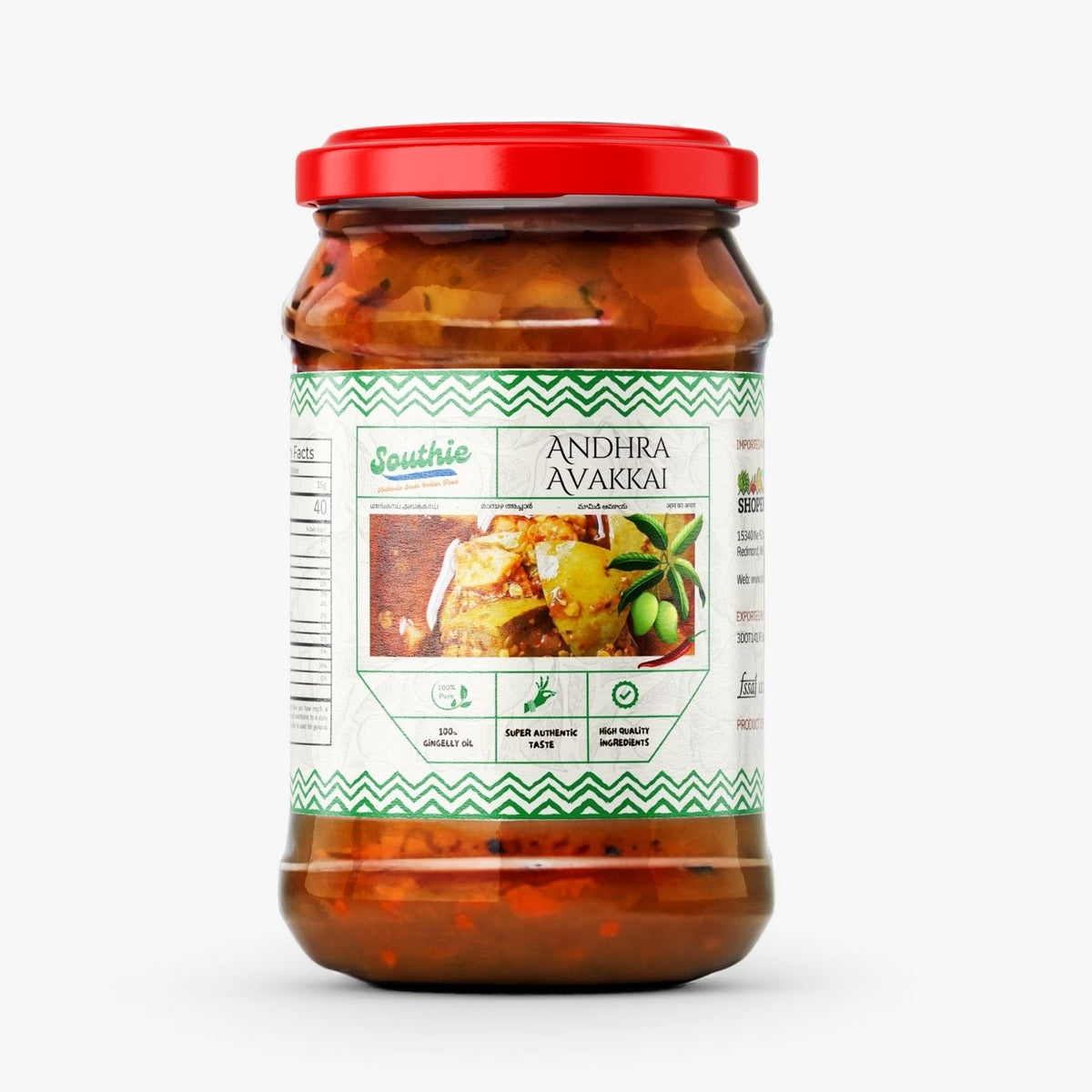 Southie Andhra Avakai Pickle 300g – Maurya Grocery