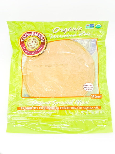 Tava Fresh Organic Uncooked Roti 14pc – Maurya Grocery