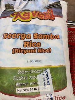 Kaveri Seeraga Samba Rice 10lb – Maurya Grocery