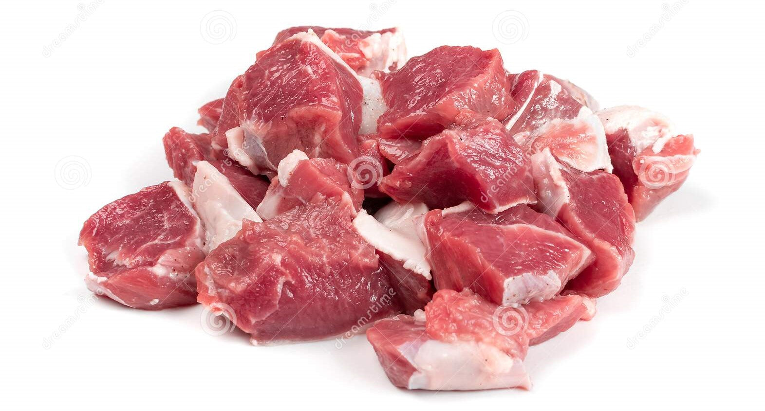 Chopped Goat / Cut Mutton Cubes With Bone ( Halal ) - 1 Pack ( Approx ...